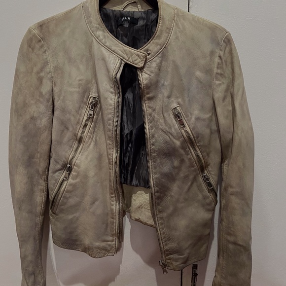 Blur | Jackets & Coats | Luxury Italian Leather Jacket | Poshmark